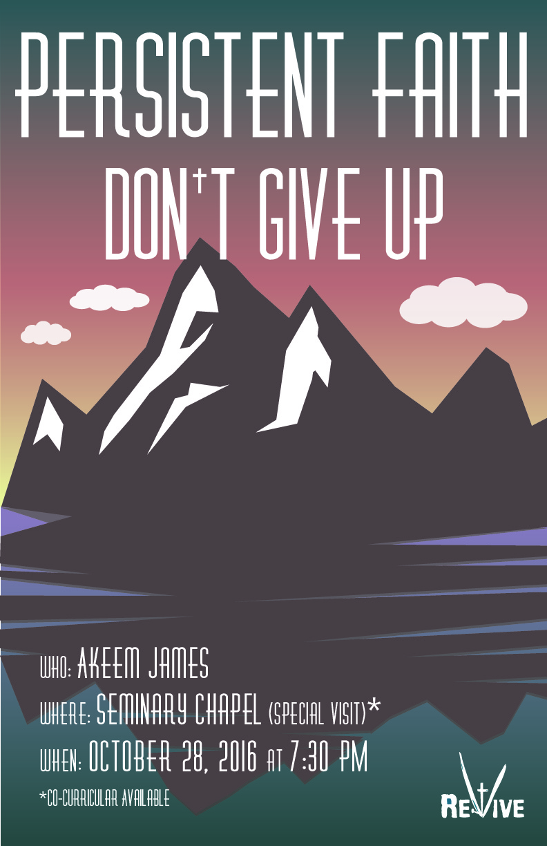Persistent Faith: Don't Give Up - Andrews Agenda :: Andrews University