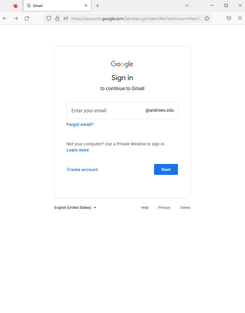 Two-Factor Authentication with Google :: Andrews University